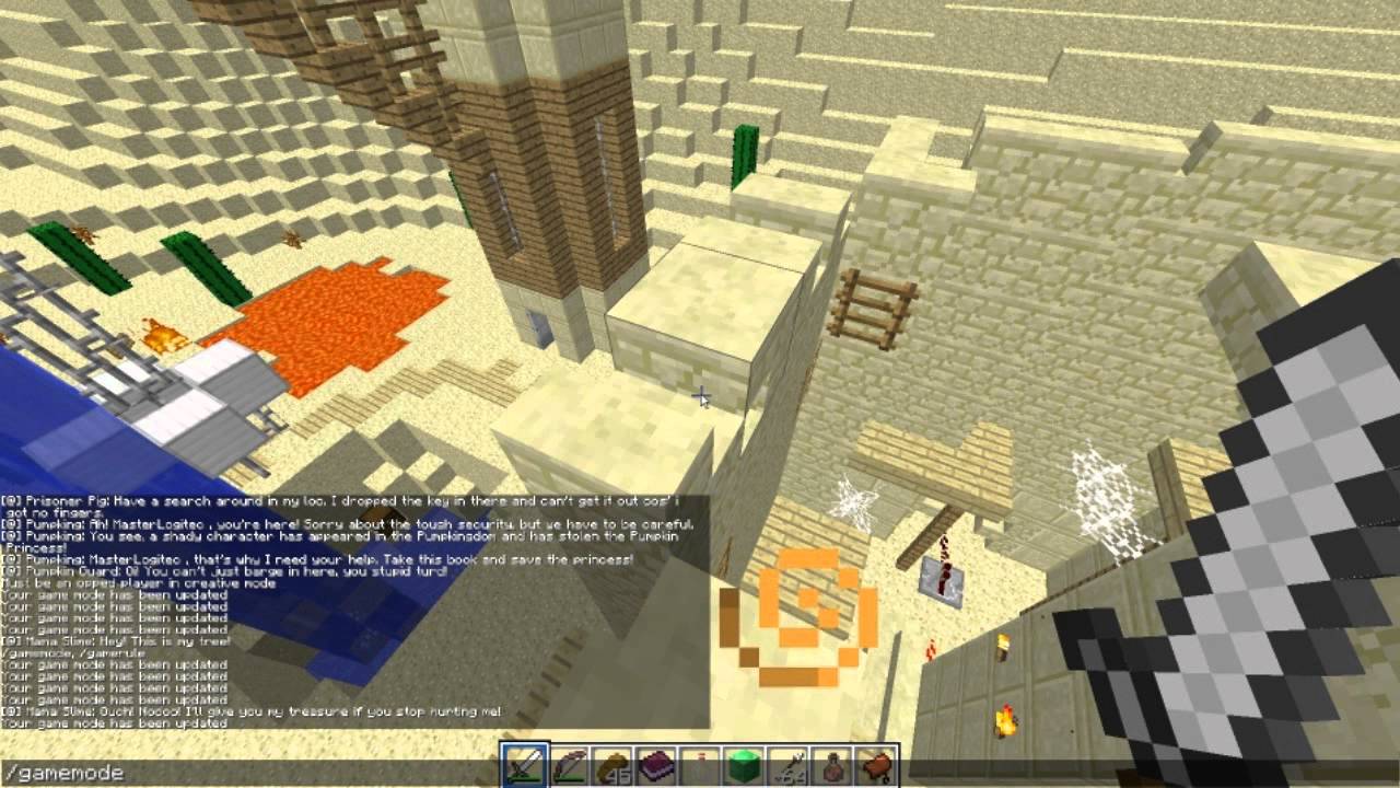 Minecraft: PUMPKIN QUEST! - 2 - BOSSEJA TURPAAN! - YouTube