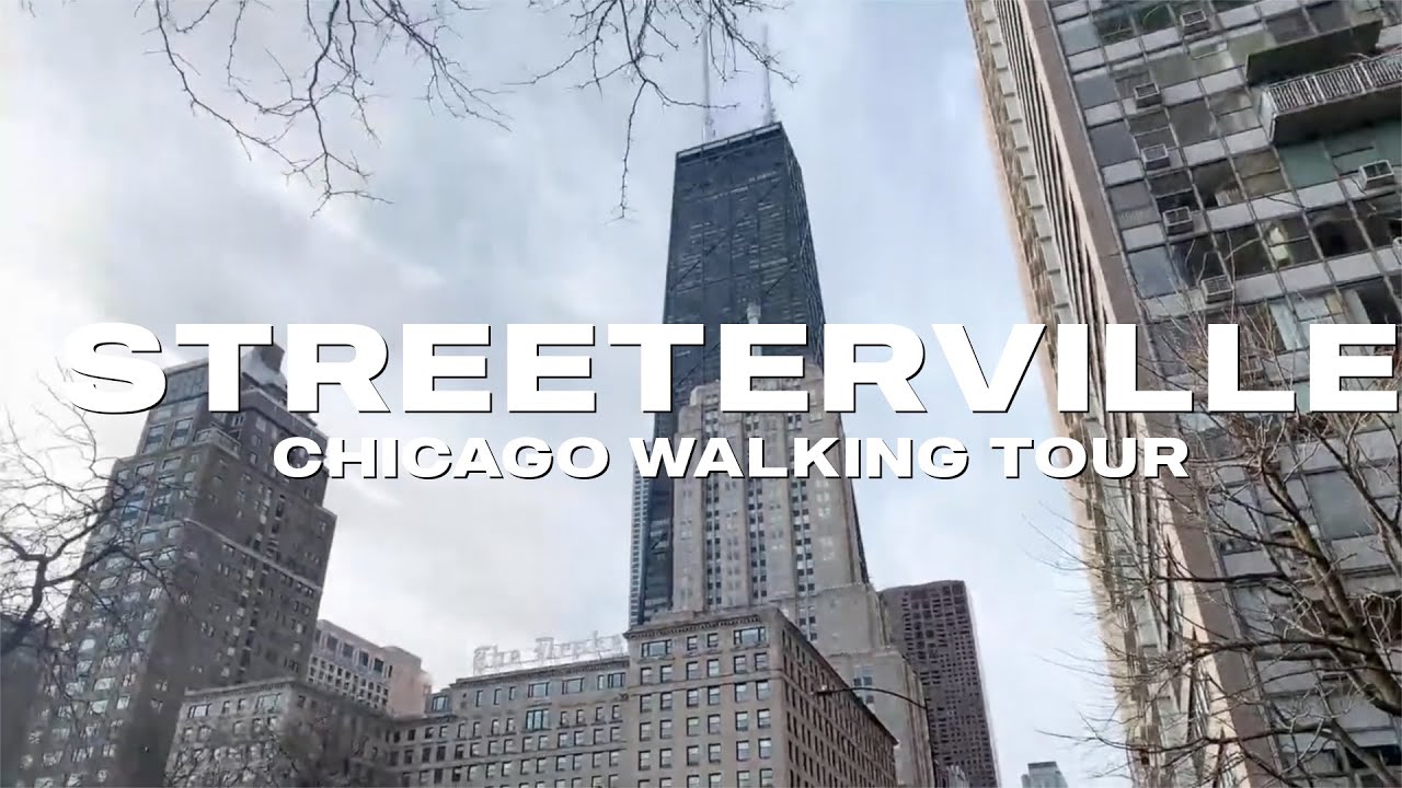 Walking Chicago - Streeterville Neighborhood Tour Winter Walk Downtown ...