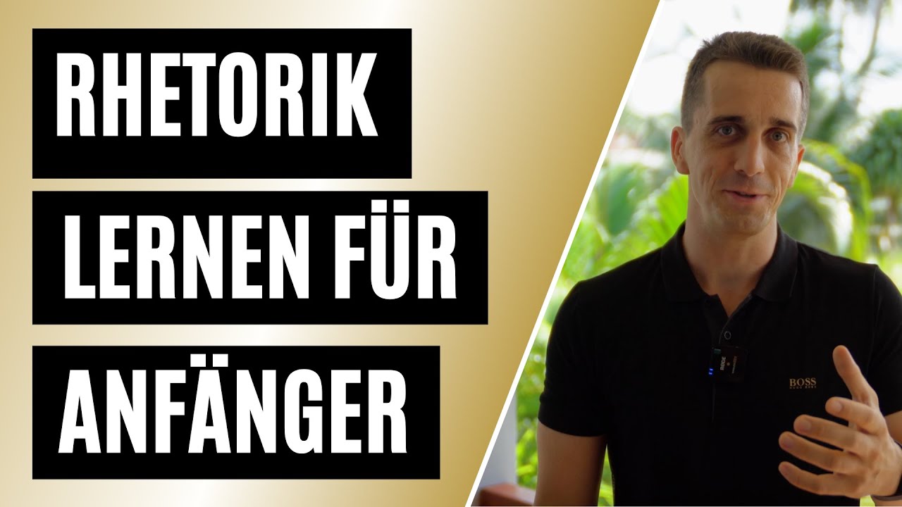 Rhetorik lernen – 4-Schritt-Anleitung für Anfänger - YouTube