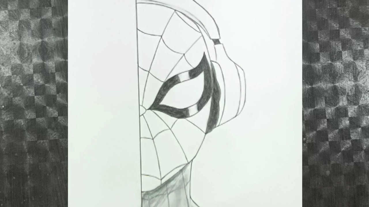 Anime drawing | How to draw Spider-Man | Spider-Man with Headphones ...