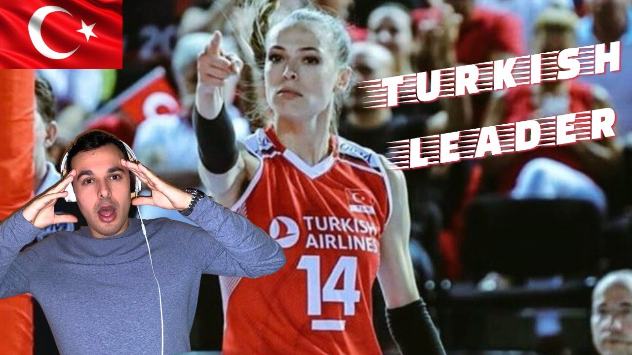 ITALIAN REACTION TO 🇹🇷 EDA ERDEM TURKISH VOLLEYBALL LEADER CAPTAIN ...