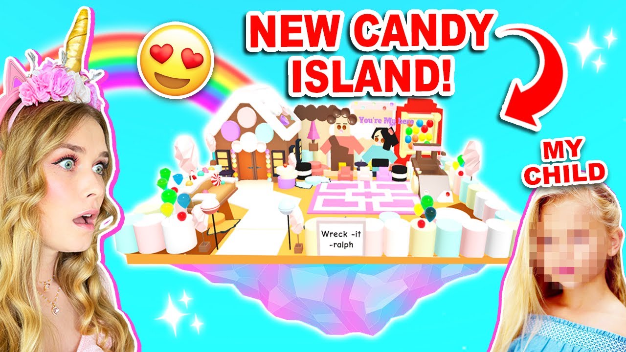 *NEW* CANDY ISLAND In Adopt Me! Rating Houses With MY CHILD! (Roblox ...
