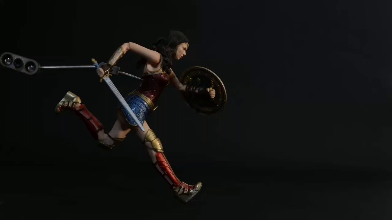 Wonder Woman Stop Motion Test - YouTube