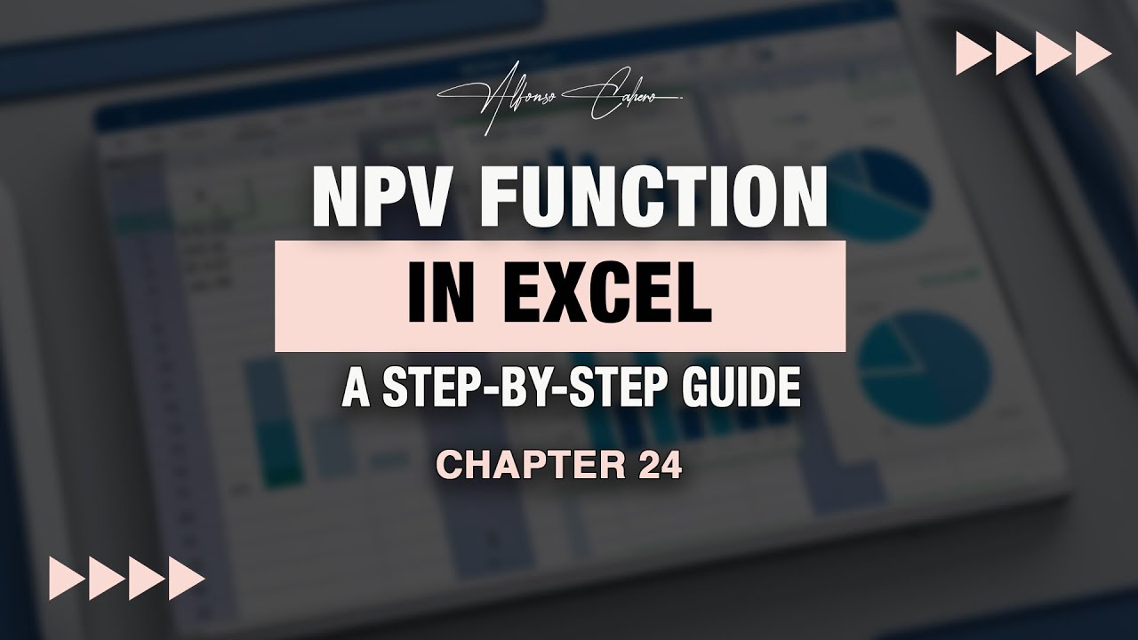 NPV Function in Excel | Chapter 24 - YouTube