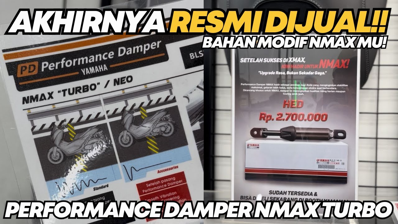 AKHIRNYA! PERFORMANCE DAMPER BUAT NMAX TURBO/NEO RESMI DIJUAL! HARGA ...