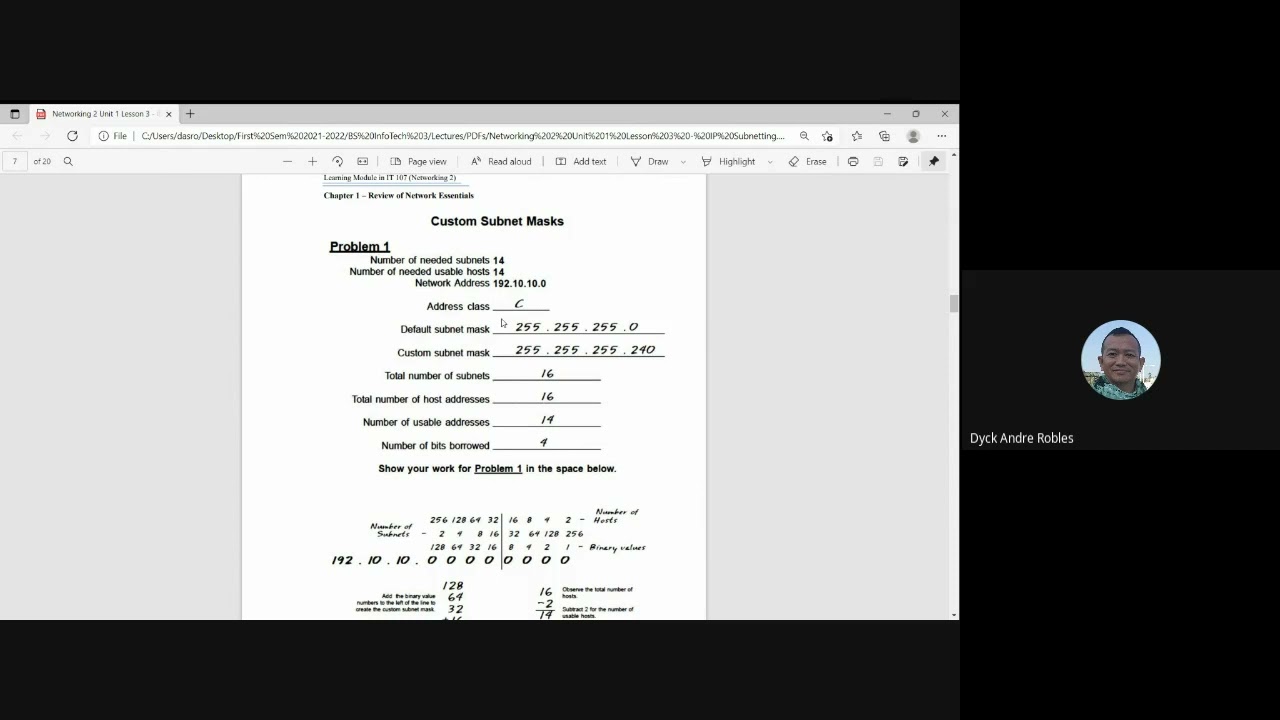 Networking 2 Lecture 13 Dec 2021 - YouTube