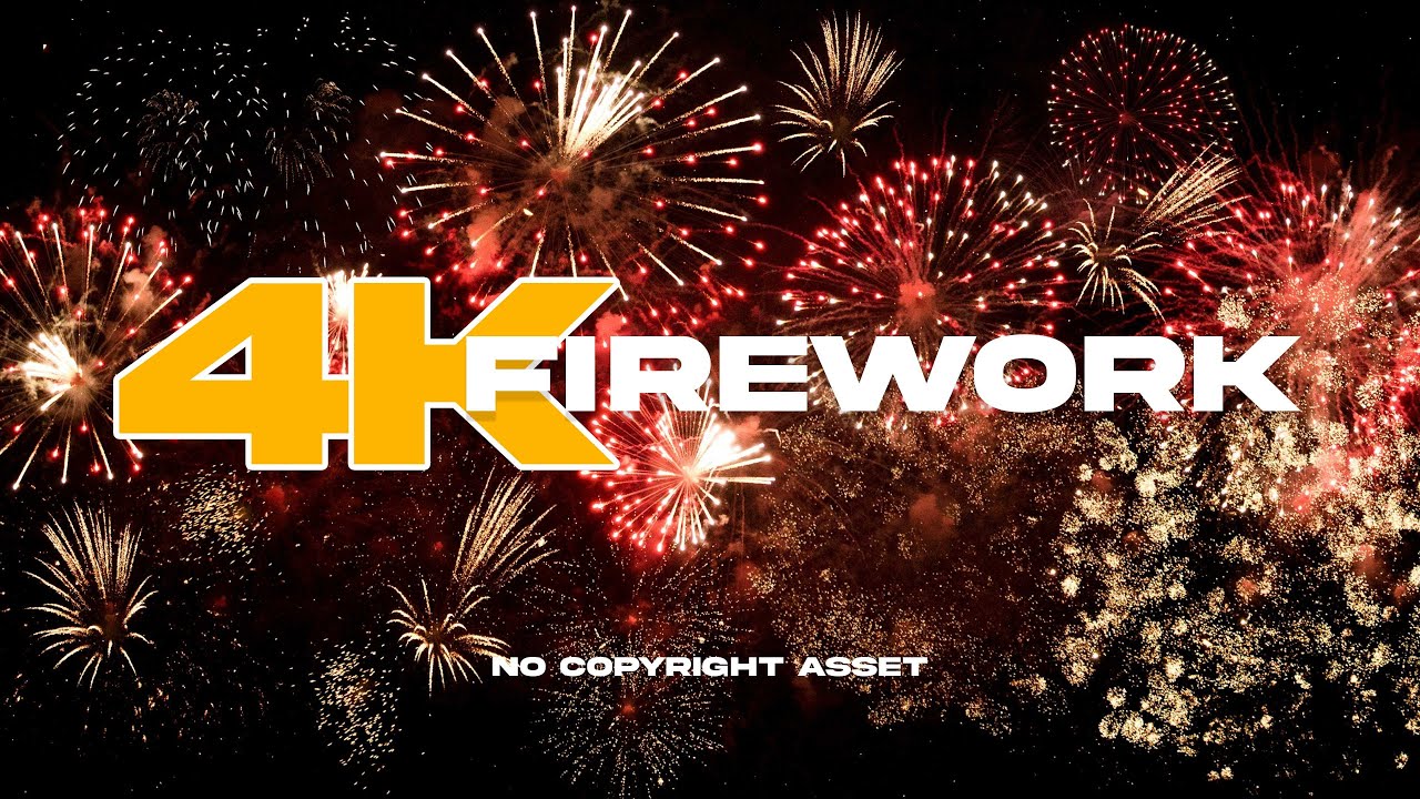 4K Fireworks Overlays | Free to Use for Video Projects & Transitions ...