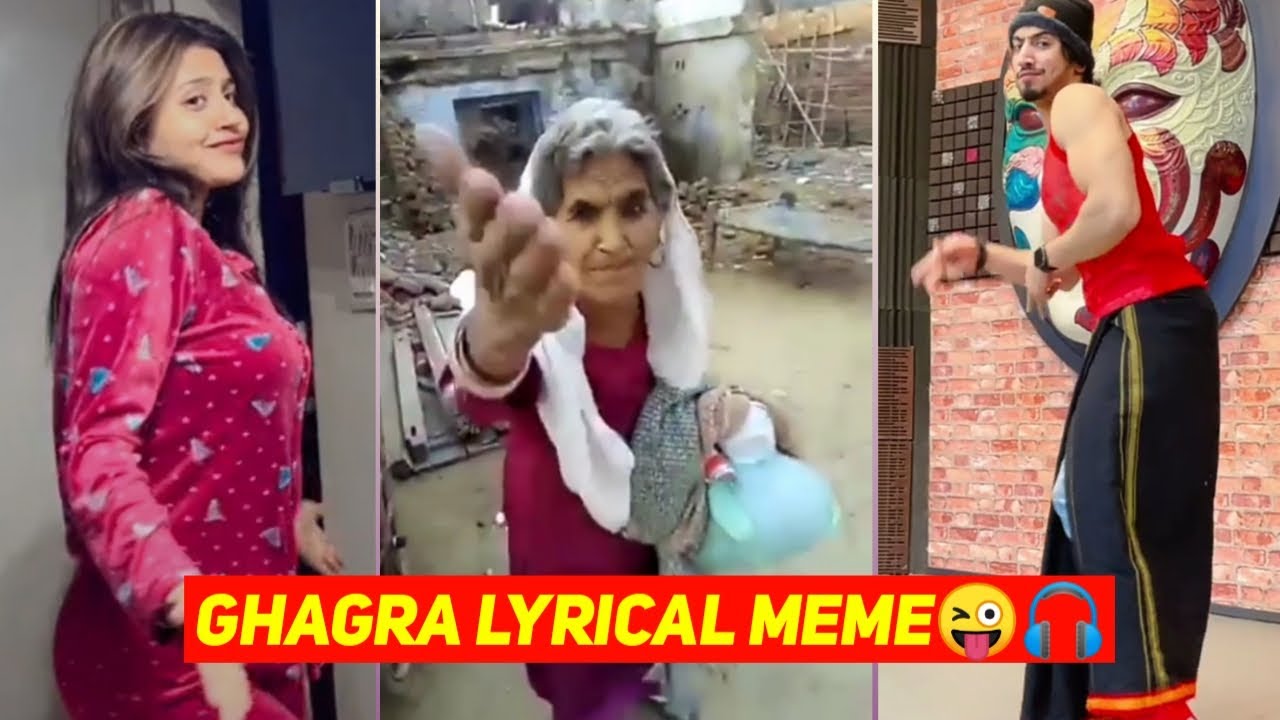 Ghagra Lyrical Funny Meme😜🎧 | ASHUDII.EDITX | - YouTube