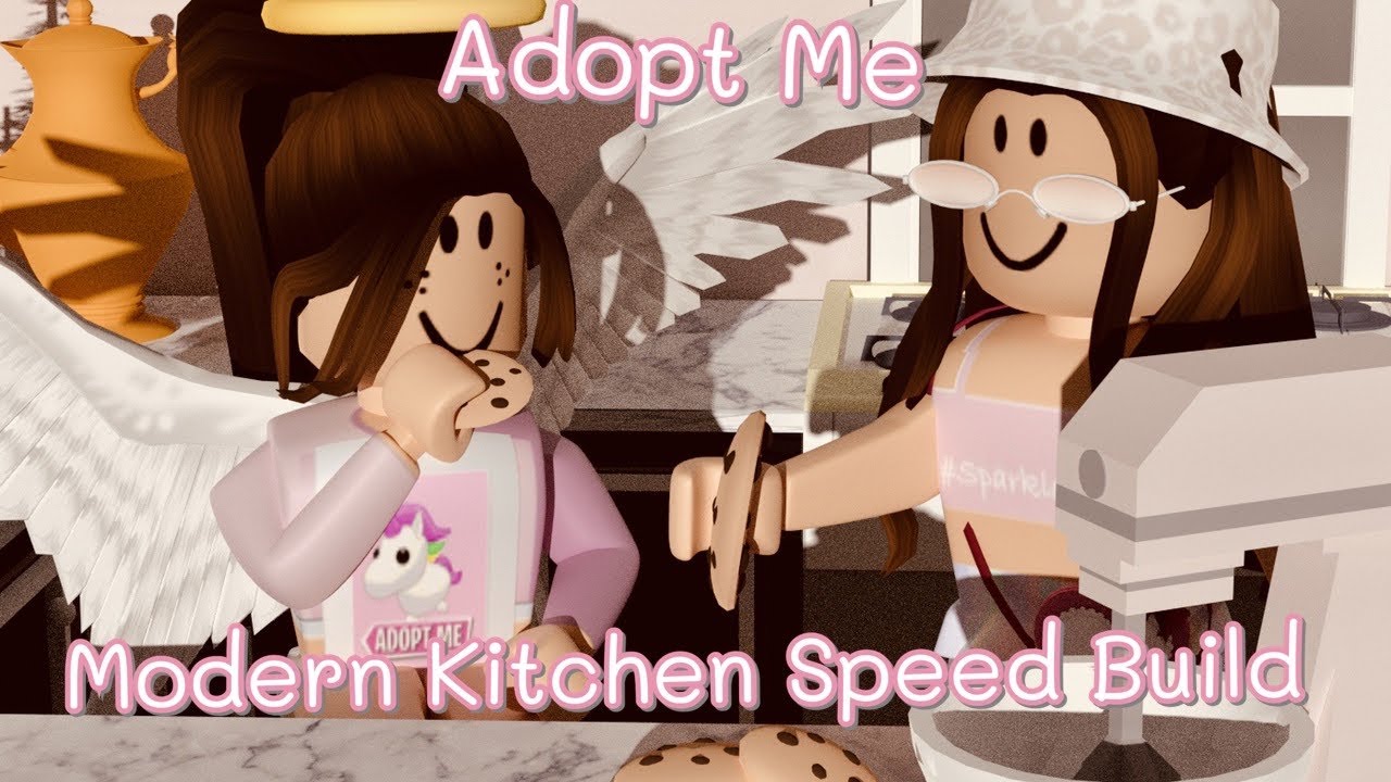 Adopt Me Speed Build Mansion | Modern Kitchen - YouTube