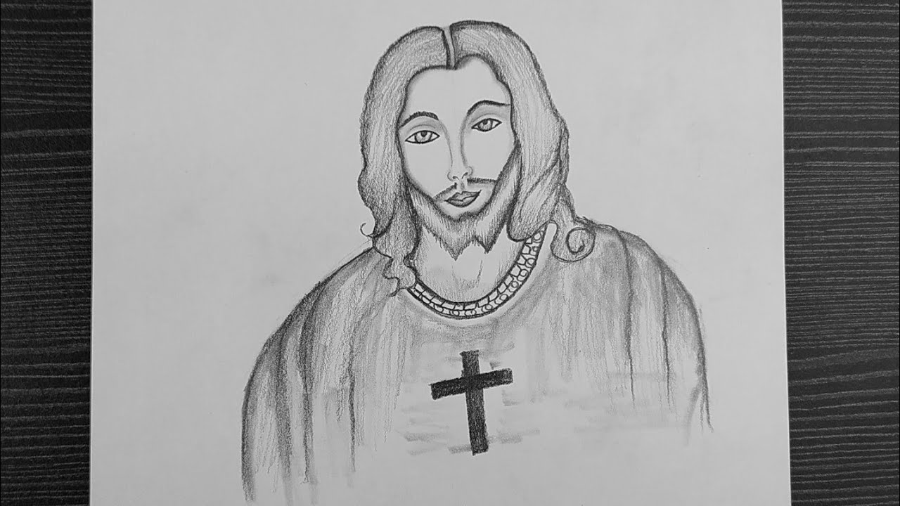Jesus Pencil Drawings Youtube