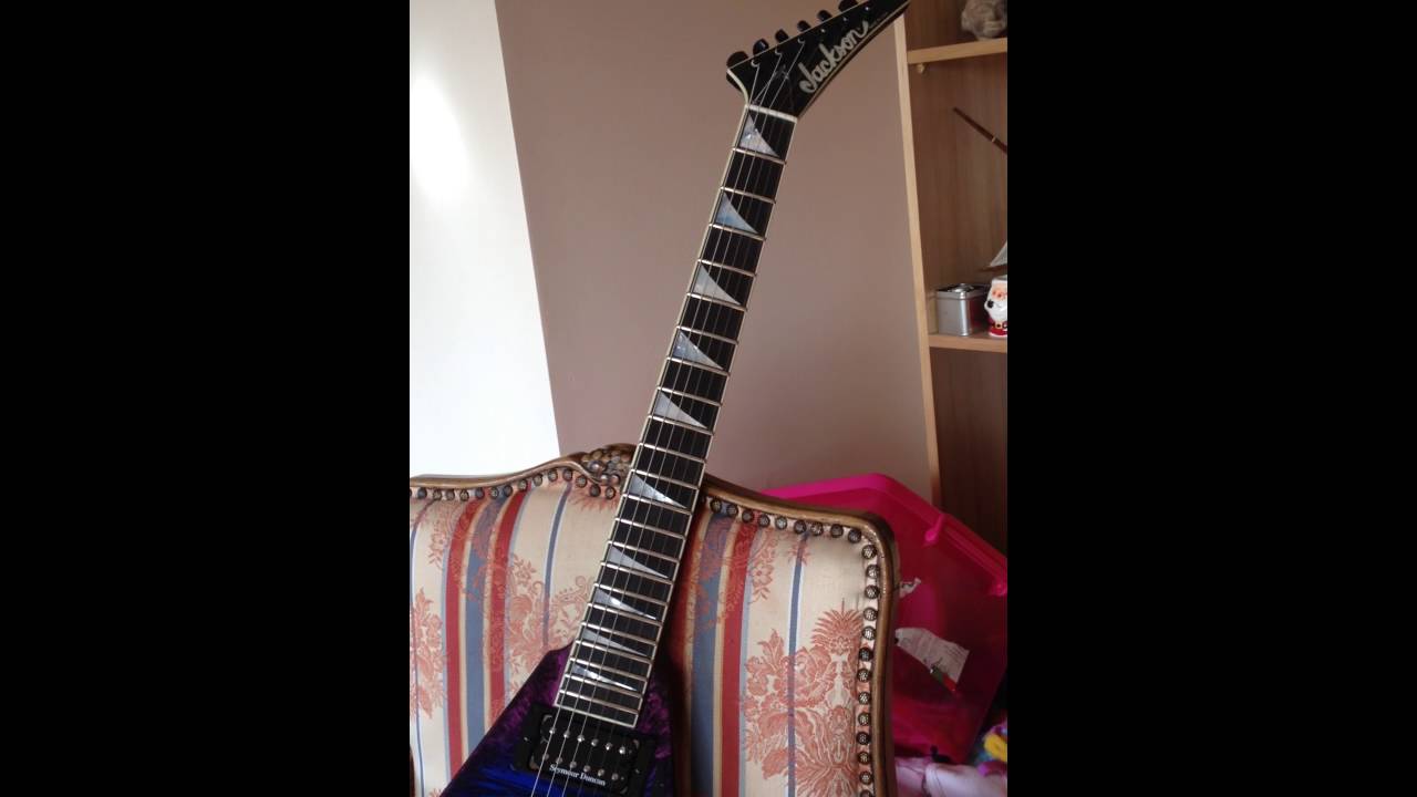 Jackson Randy Rhoads RR1T eerie dess swirl - YouTube