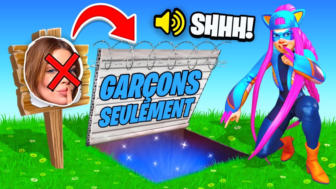 Je M'INFILTRE dans un CACHE CACHE pour GARÇONS SEULEMENT organisé par ...