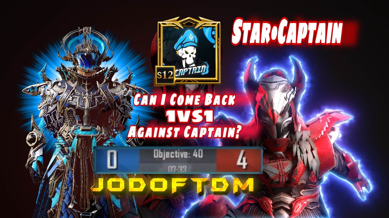 1vs1 with @STAR-Captain 🥵| one of the best tdm player of pubg mobile🔥 ...