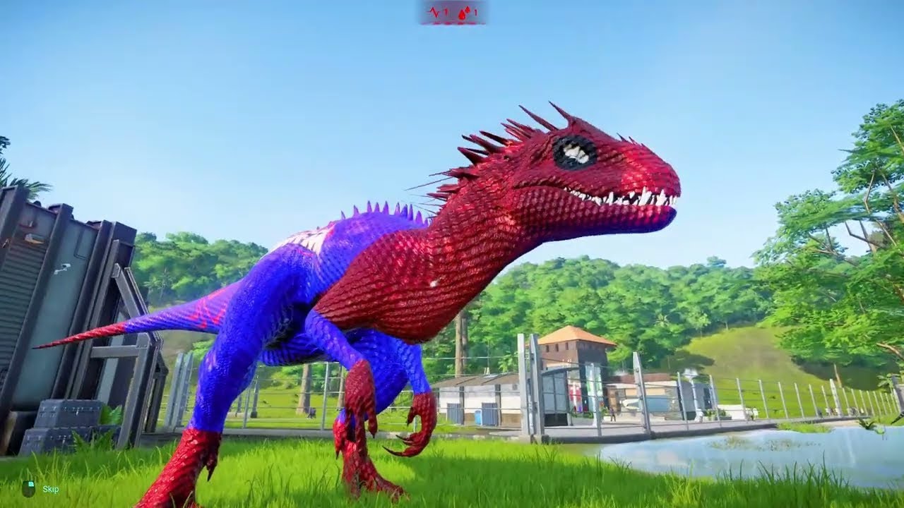 Spinosaurus x Indoraptor x T Rex Battle Fighting Giant Evolution ...