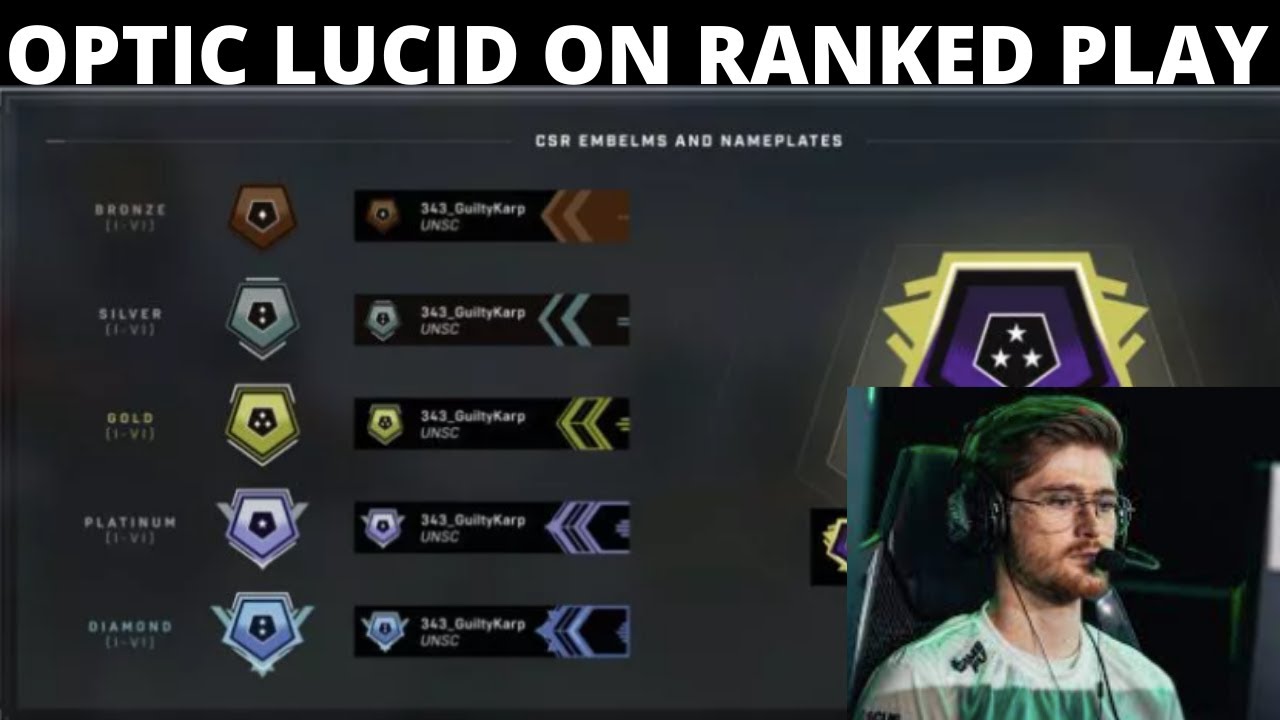 Optic Lucid Discusses Ranked Play In Halo Infinite - YouTube