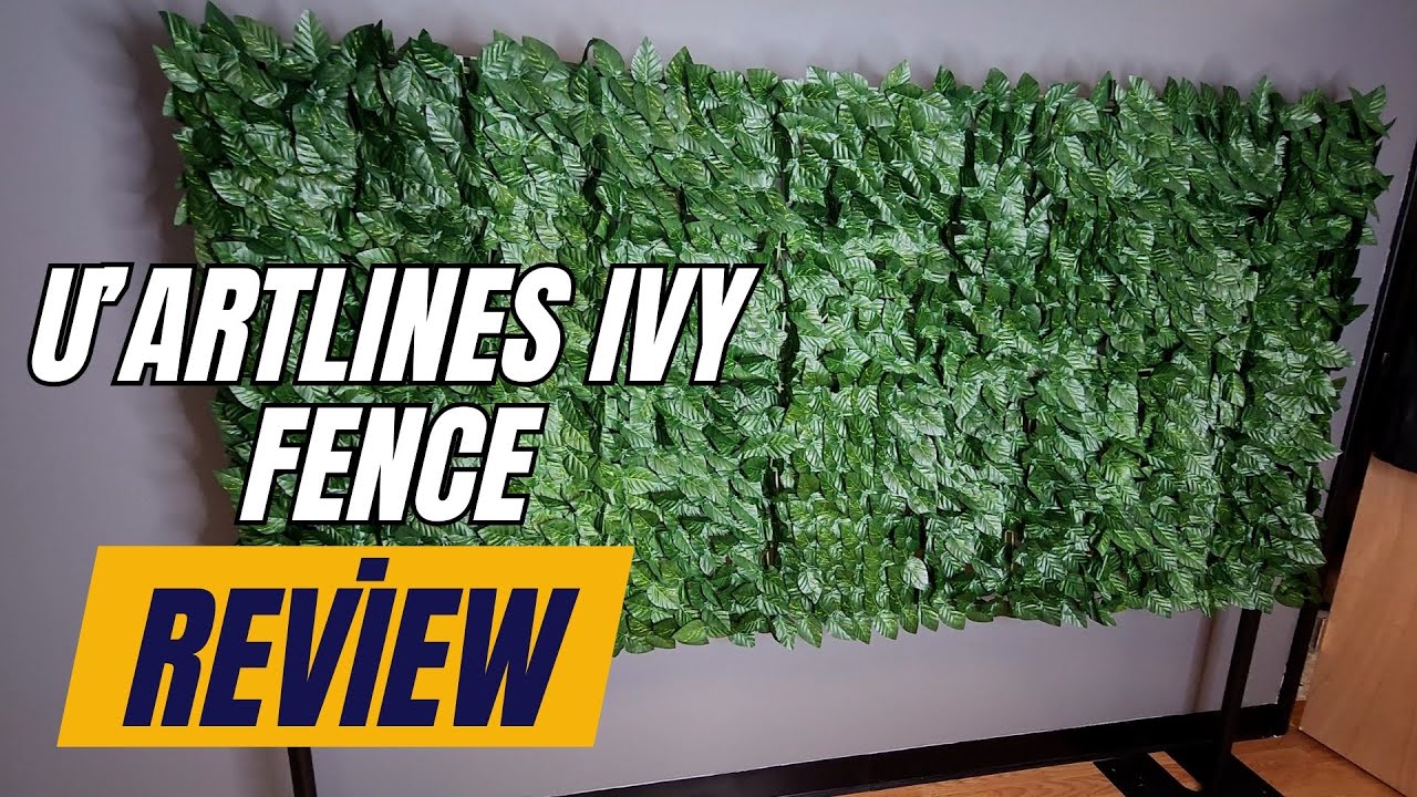 U’Artlines Artificial Ivy Privacy Fence Review 🌿 - Heavy Duty Faux Ivy ...