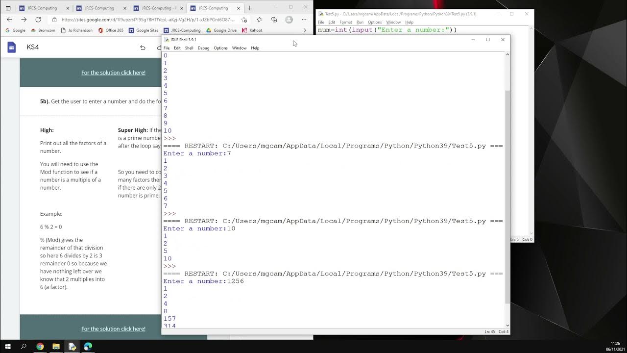 Programming Challenge 5b - YouTube