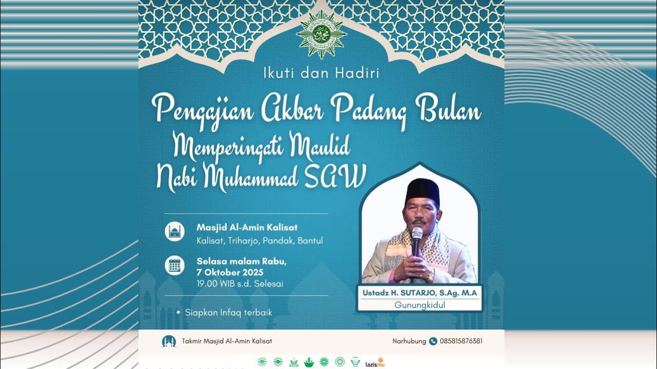 Pengajian Akbar Padang Bulan Peringatan Maulid Nabi Muhammad SAW - YouTube