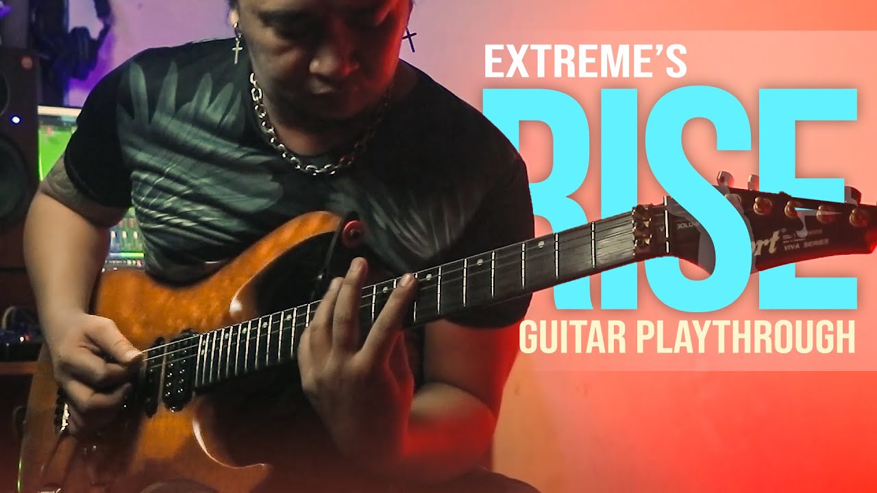 MICHAEL JUNIVER - Extreme - RISE (Guitar Playthrough) - YouTube