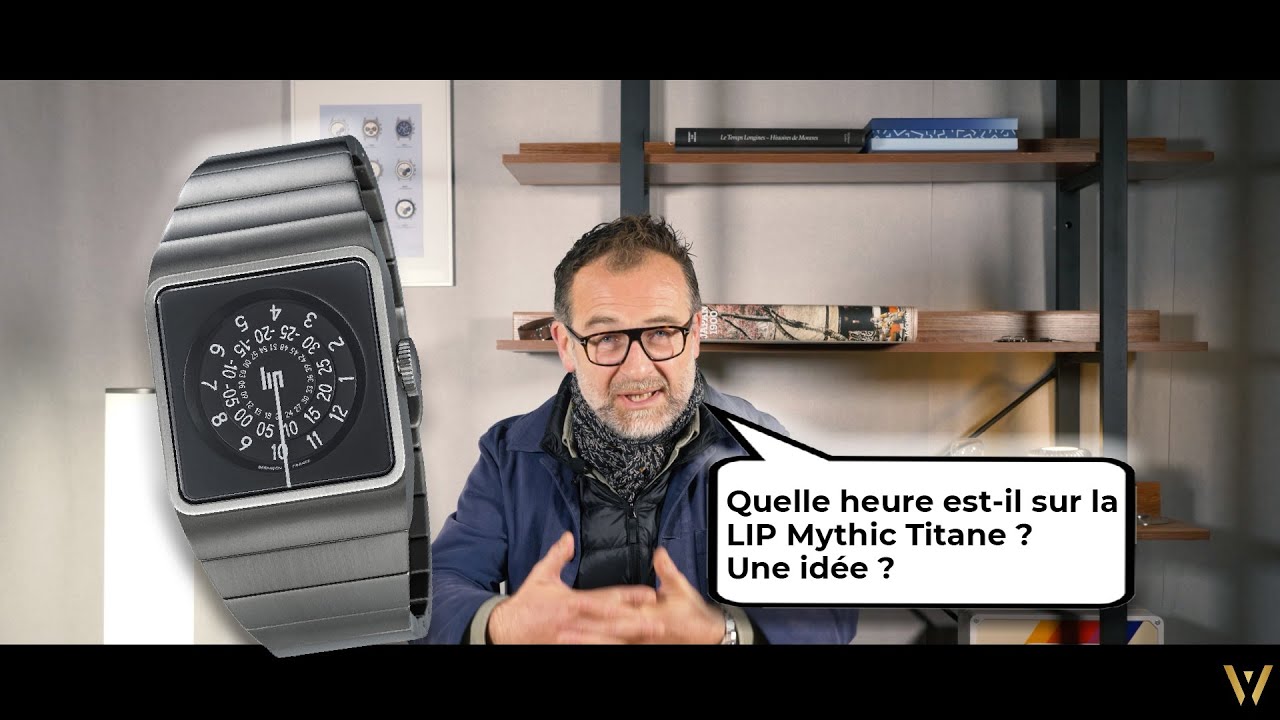 La nouvelle LIP Mythic Titane Automatique au poignet de Pierre - YouTube