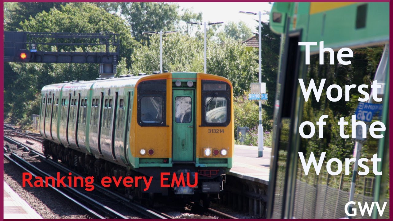 Ranking every Electric Multiple Unit in Britain, Part 1: The Bottom 15 ...