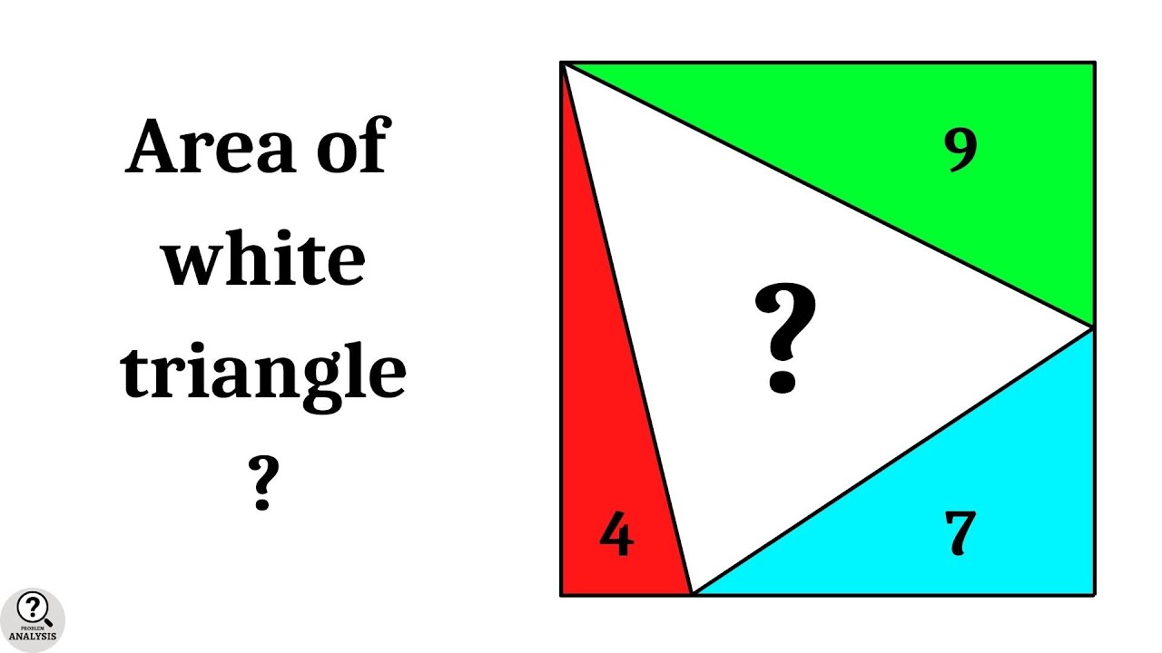 What is the area of Triangle? | Area of Square | Right triangle ...