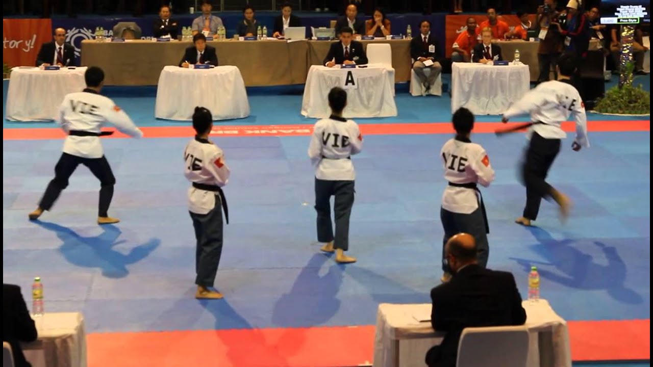 Vietnam creative team poomsae 2013 - YouTube