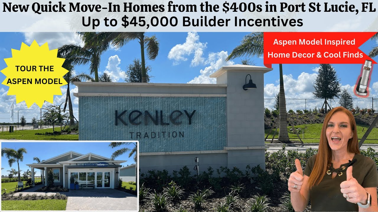 BIG INCENTIVES - Kenley at Tradition by Mattamy Homes Port St Lucie FL ...
