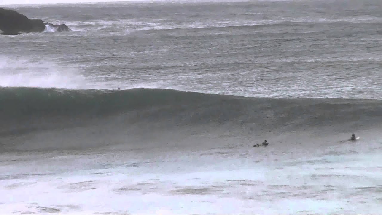 Cornish Surf Harlyn Bay October 17th ish 2012 - YouTube