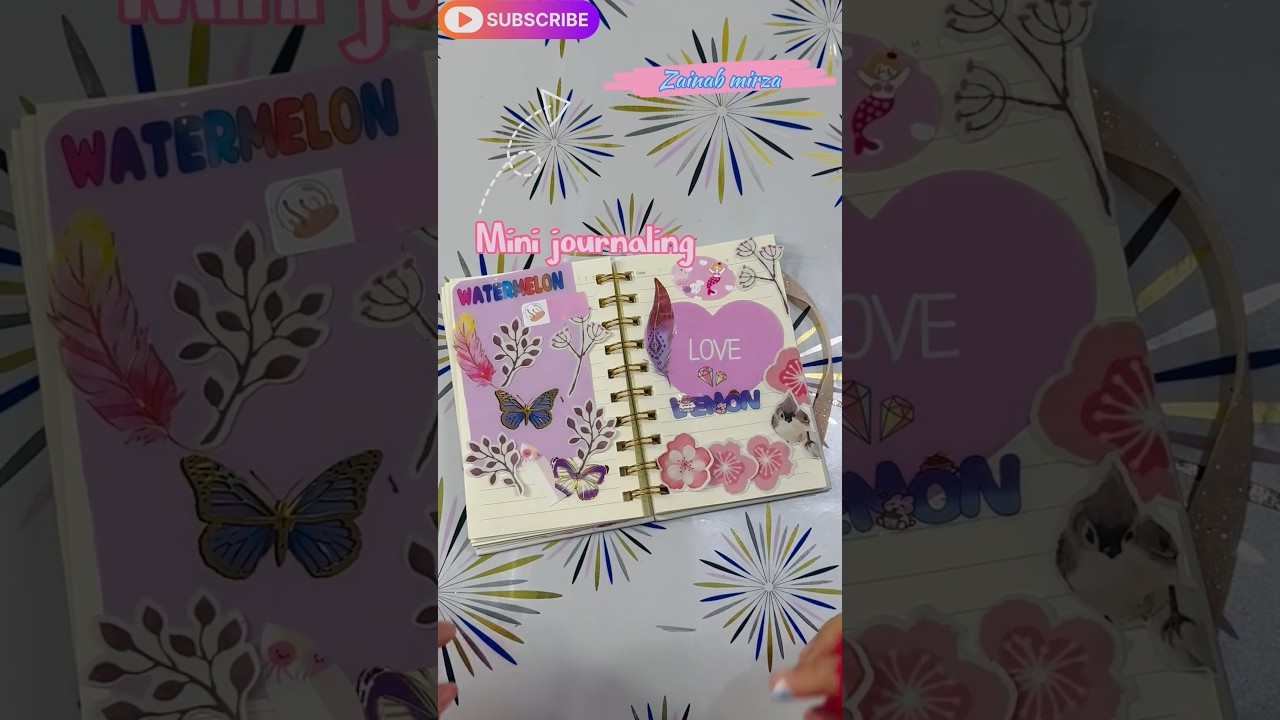 My journaling mini diary | journaling diary ideas | mini diary ...