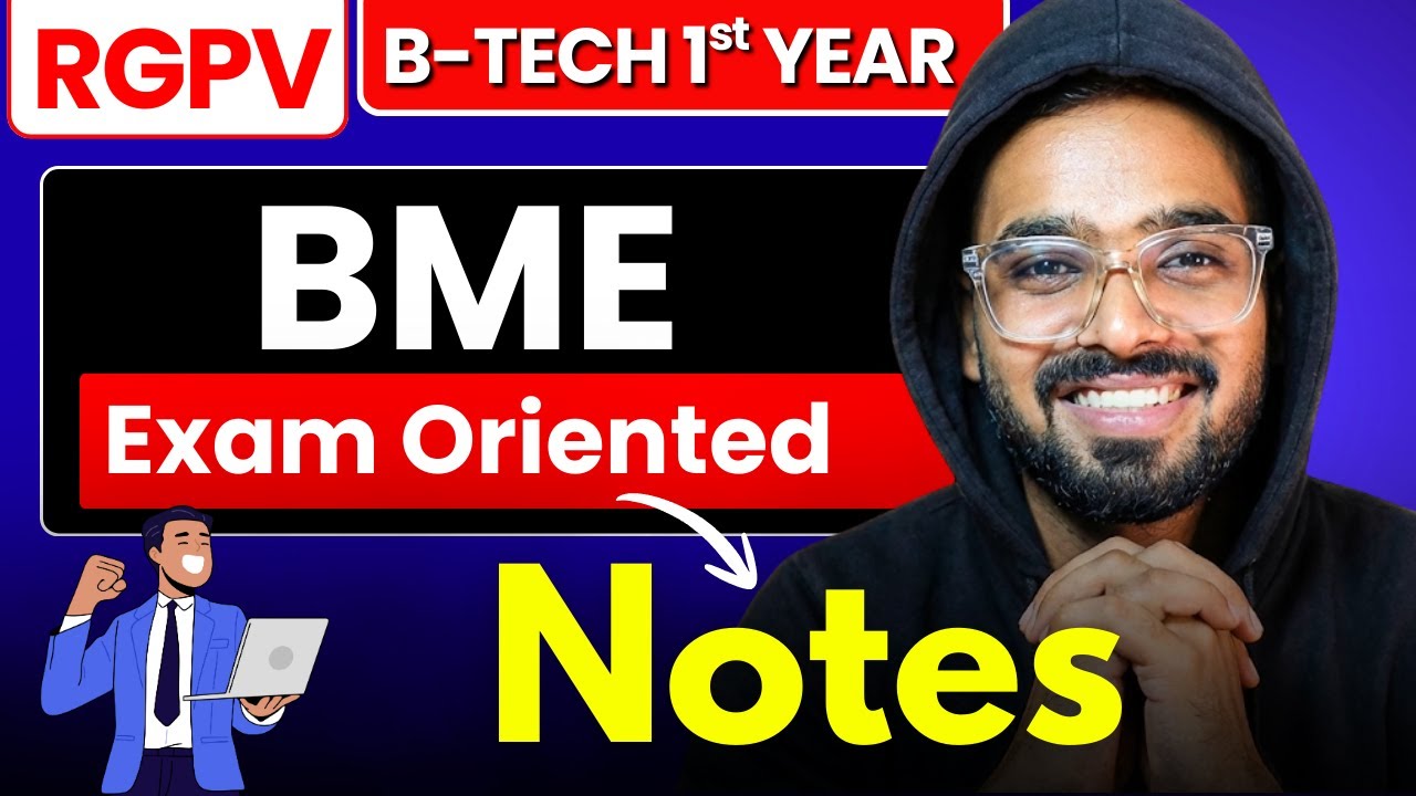 Basic Mechanical Engineering (BME) Notes for Semester Exams | RGPV B ...