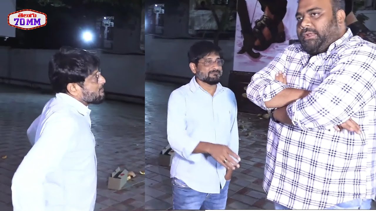 Mythri Producer Ravi At Hari Hara Veera Mallu Premiers | Vimal Theatre ...