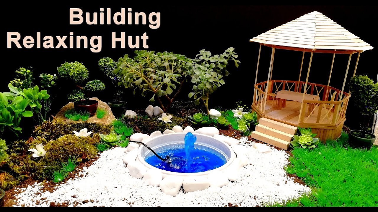 How to Build beautiful Relaxing Hut / DIY - YouTube