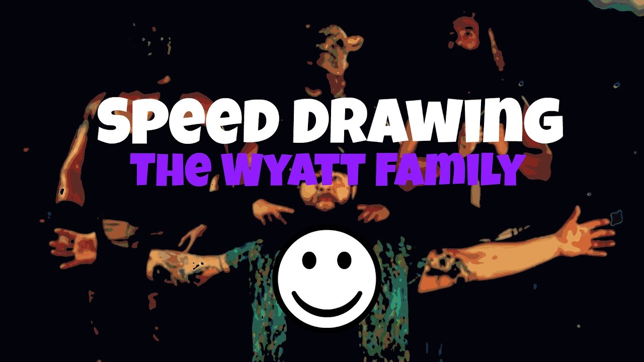 Speed Drawing: The Wyatt Family - YouTube