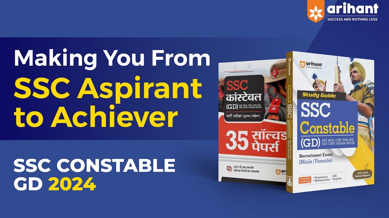 SSC GD Constable 2024 Exam I Best Books for SSC GD Constable I Study ...