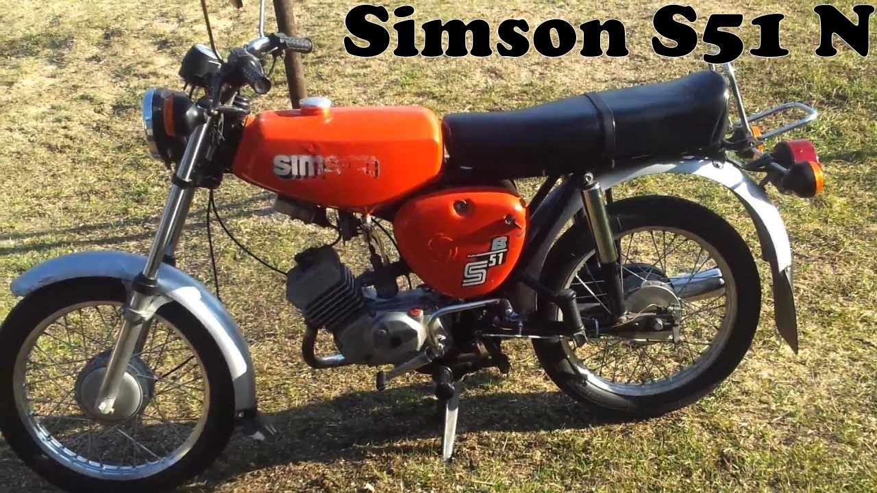 Simson S51 N bemutató [MLG] - YouTube