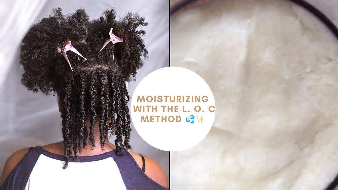 Moisturizing Natural Hair with the LOC Method Using : RICE WATER 💦, OIL ...