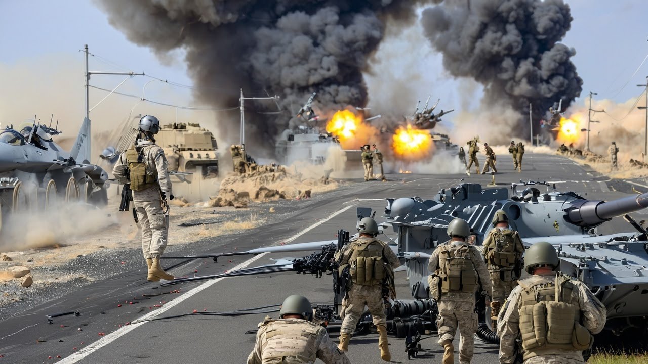 Exclusive Ka-52 Attack on NATO Tank Convoy : Russian Helicopter ...