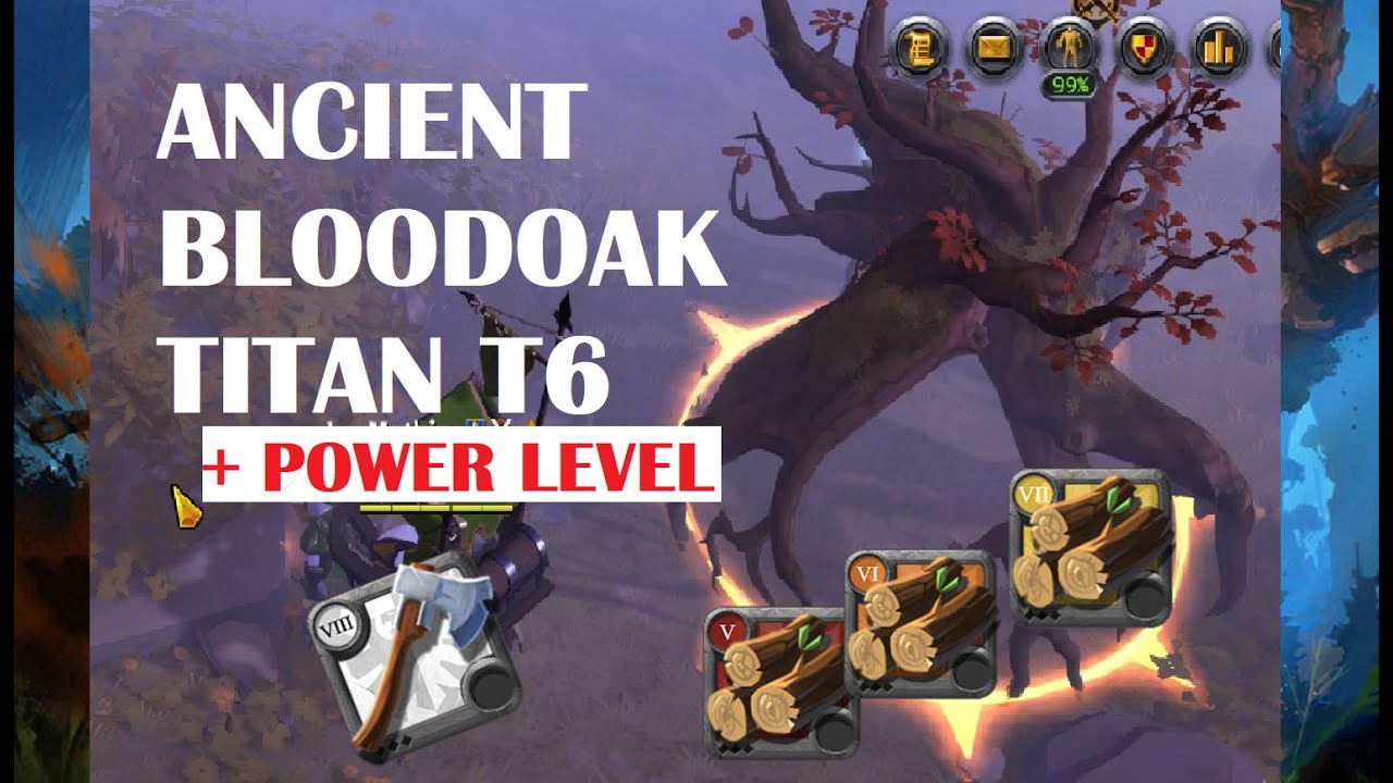 Ancient Bloodoak Titan + Power Level- ROADS OF AVALON - ALBION ONLINE ...