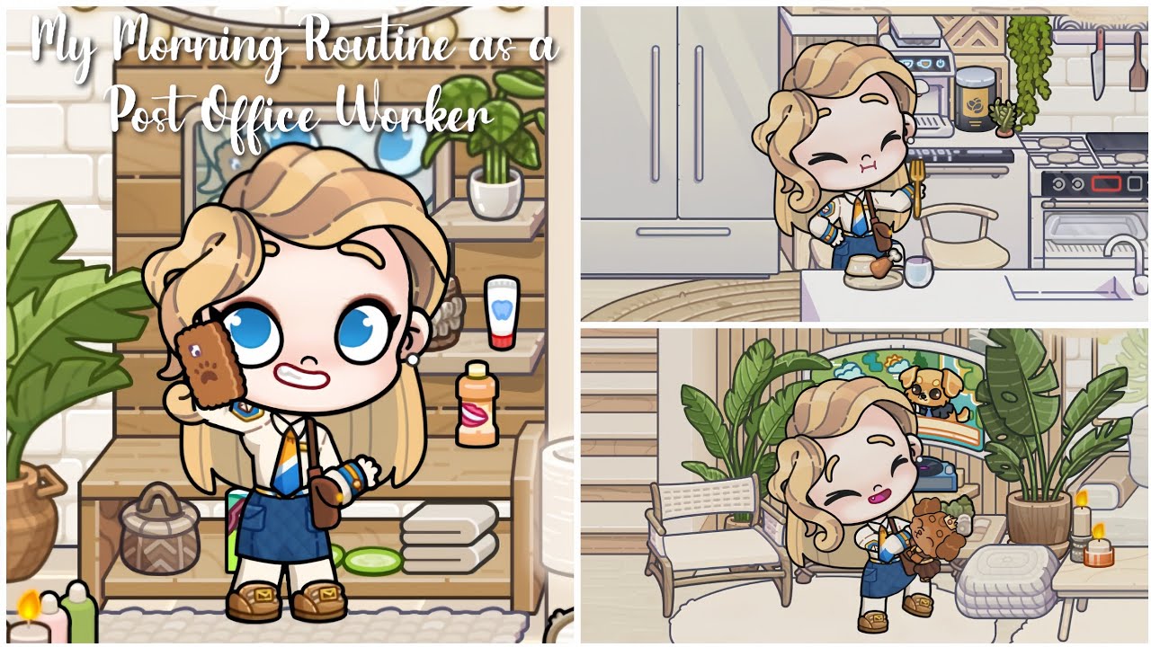 My Morning Routine as a Post Office Worker 📬 | Avatar World | Pazu ...