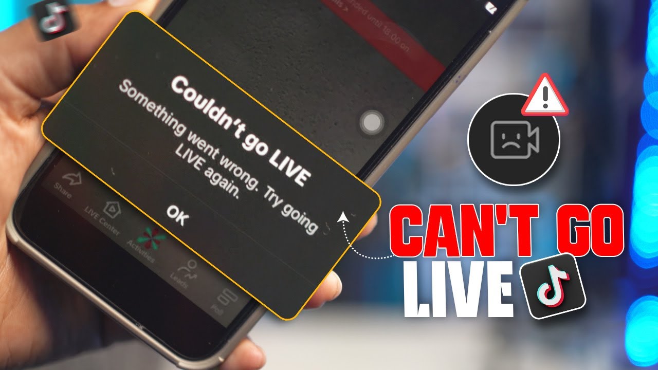 How to Fix "Can't Go Live" Issue on TikTok | Live Streaming Not Working ...