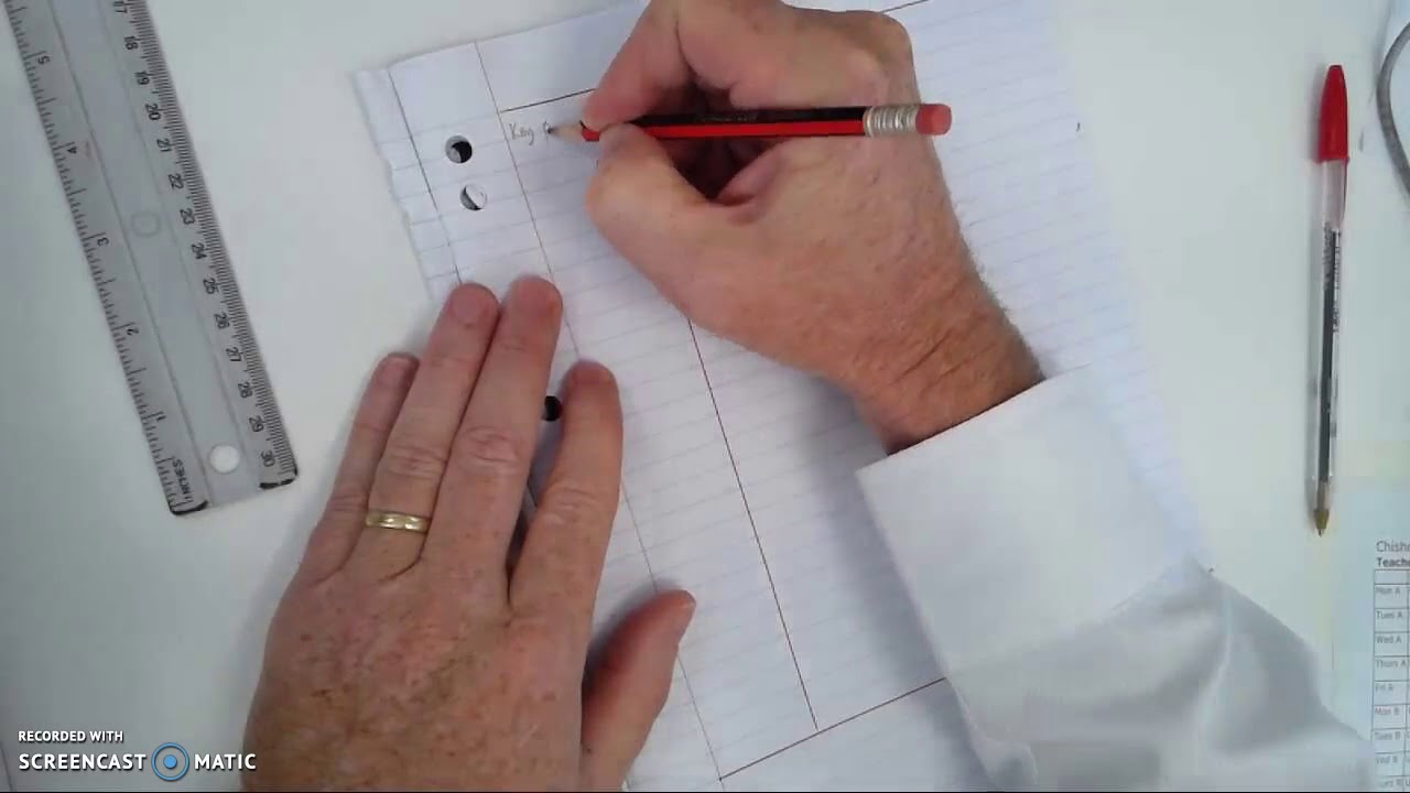 Setting up your Maths notebook - YouTube