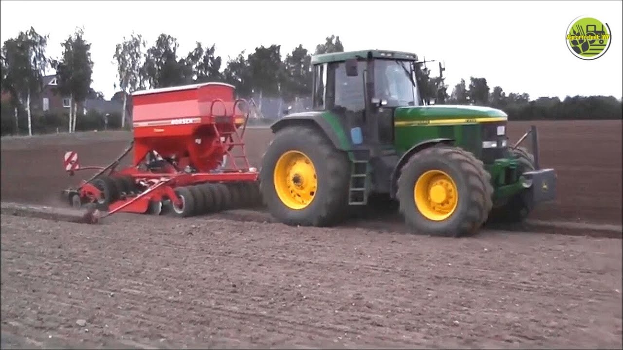 Rapsaussaat • Seeding Canola • Raps drillen • John Deere • Horsch ...
