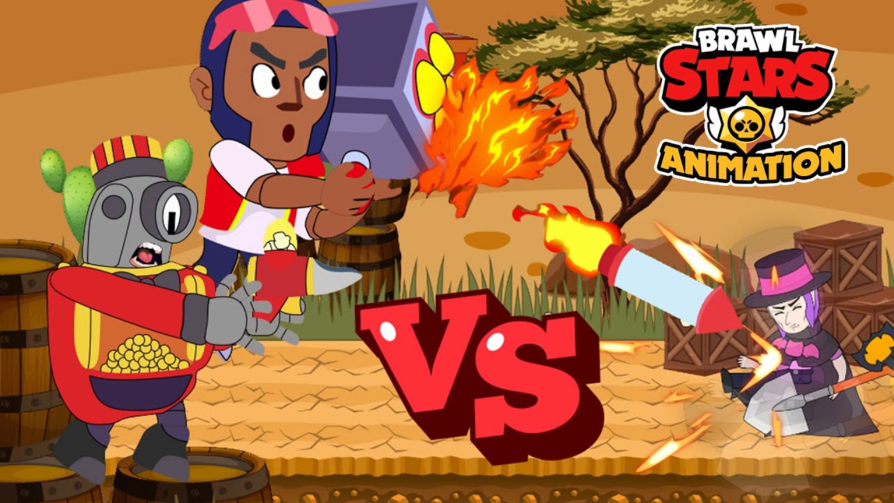 Best Brawl Stars Animation Compilation - BROCK X RICOCHET X MORTIS ...