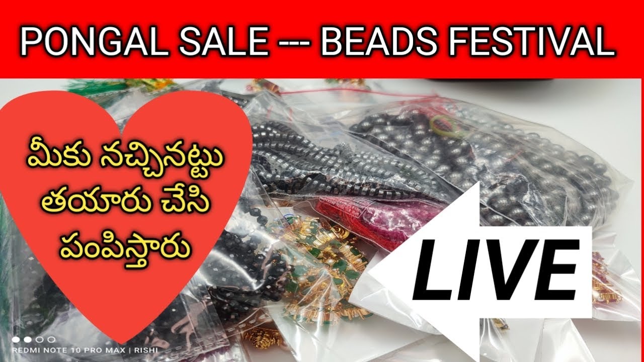 Biggest Beads Festival -Varieties of beads for jewelry making _ pongal ...