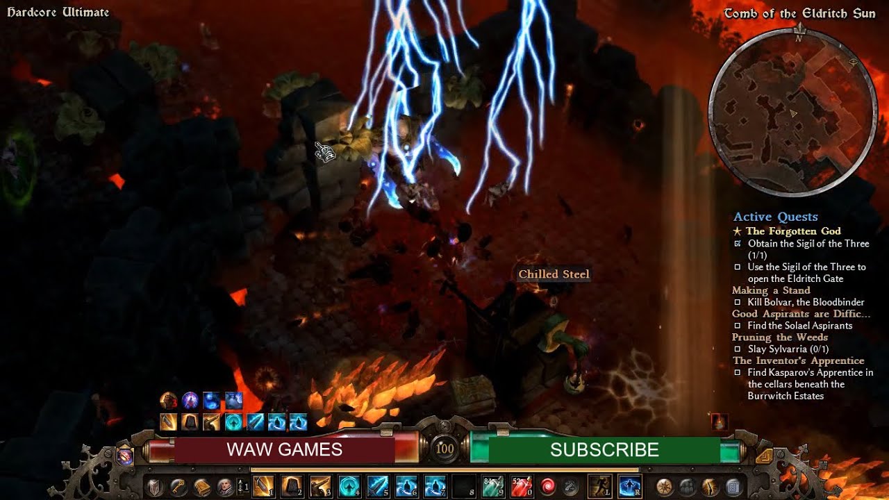GRIM DAWN FORGOTTEN GODS use the Sigil of the Three to open the ...