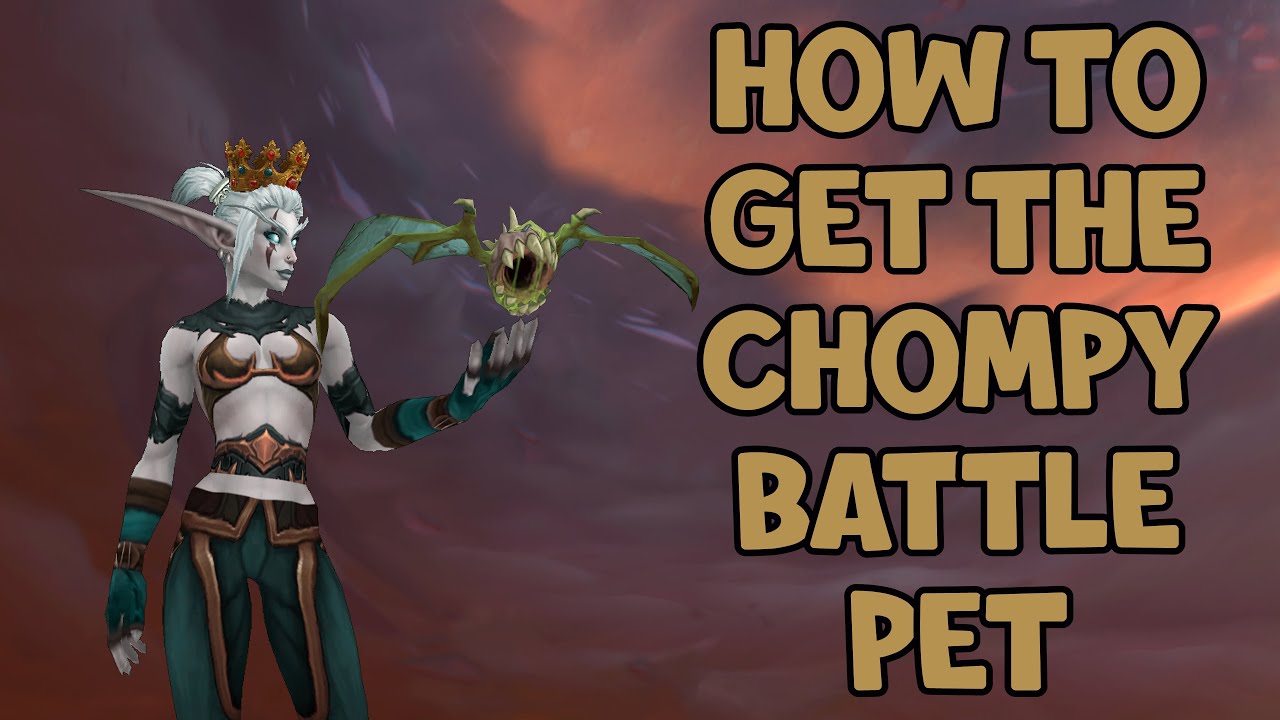 WoW Shadowlands 9.1 - How To Get The Chompy Battle Pet | Korthia - YouTube