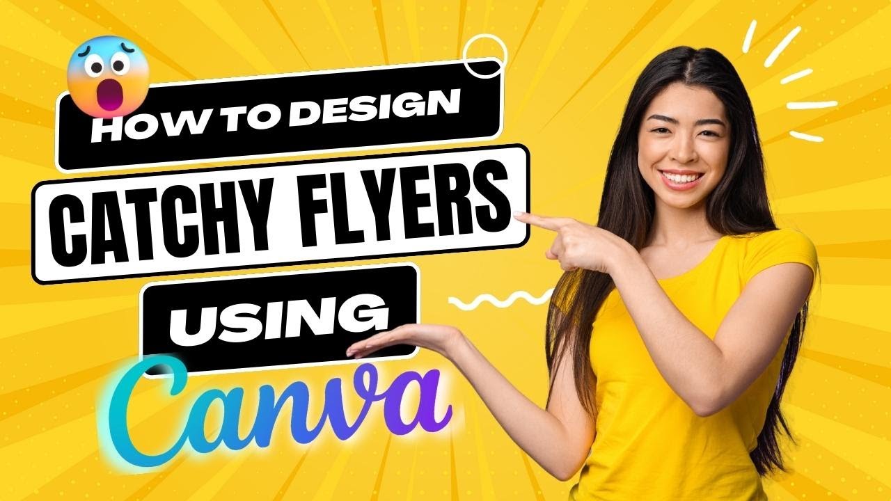 How to design a catchy flyer for your business, using CANVA. - YouTube
