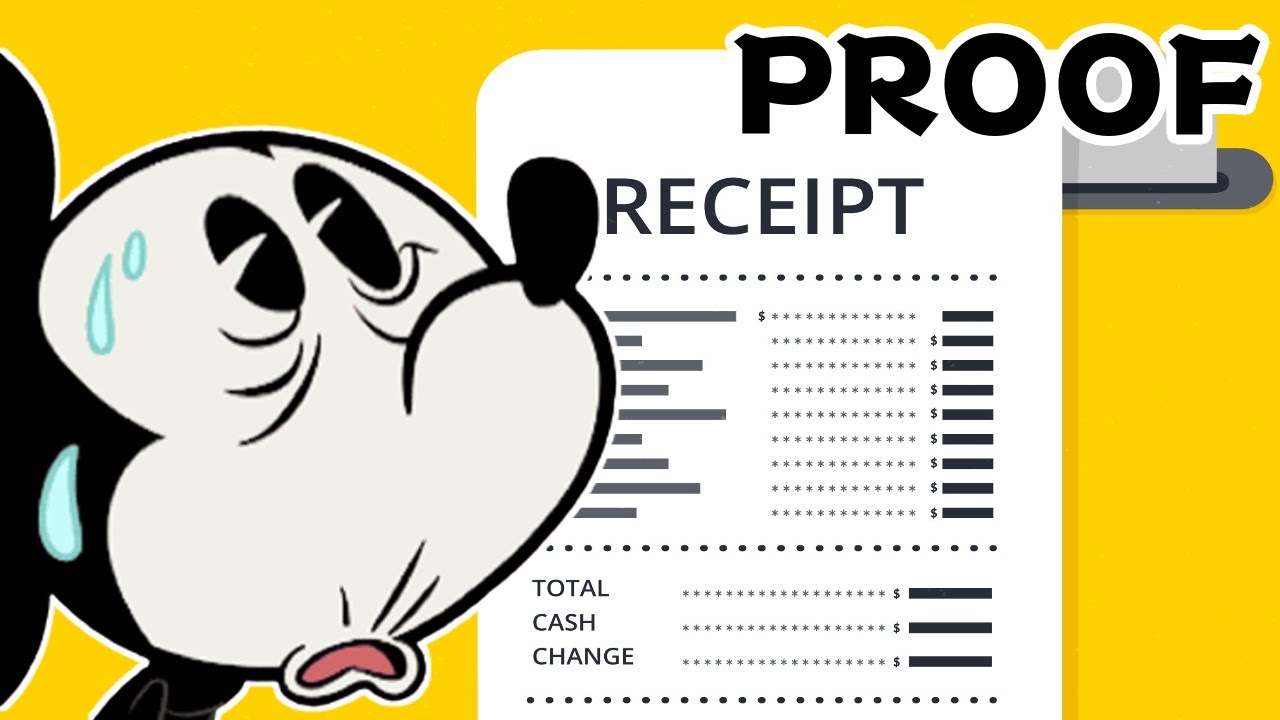 This Receipt Opens Disney Criminal Investigation - YouTube