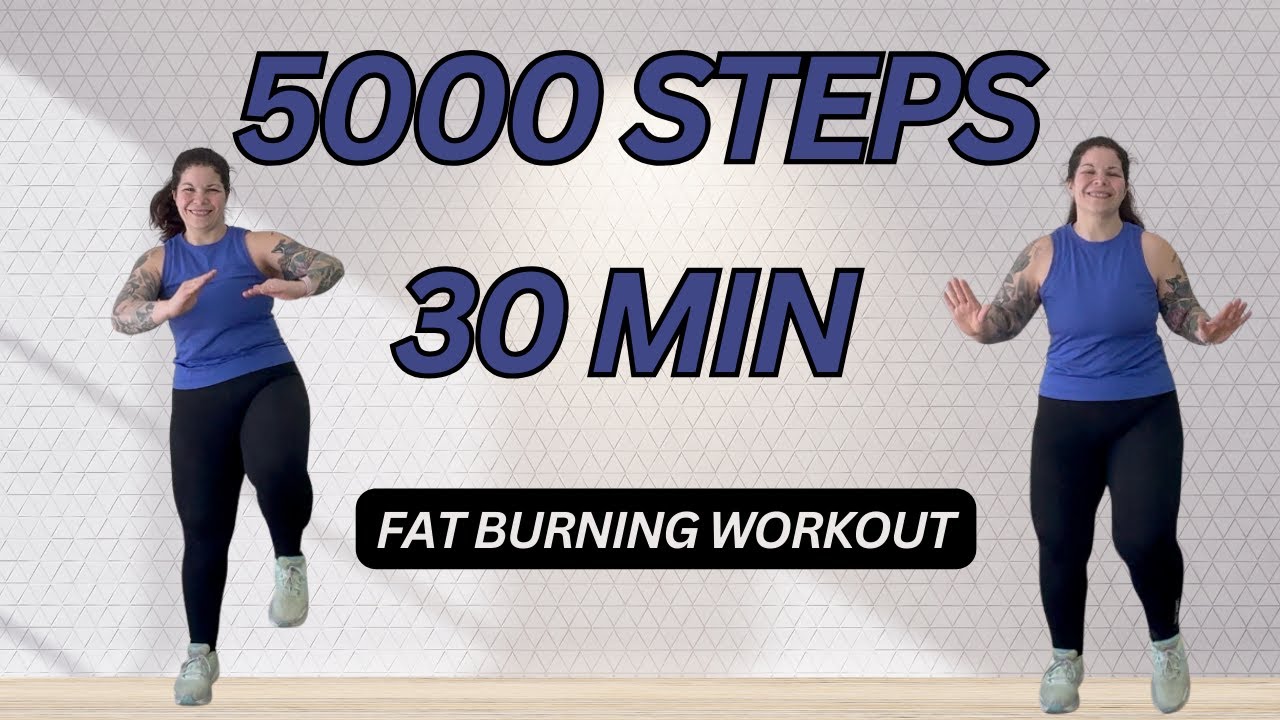 30 MIN MAX FAT BURN WALKING CARDIO - YouTube